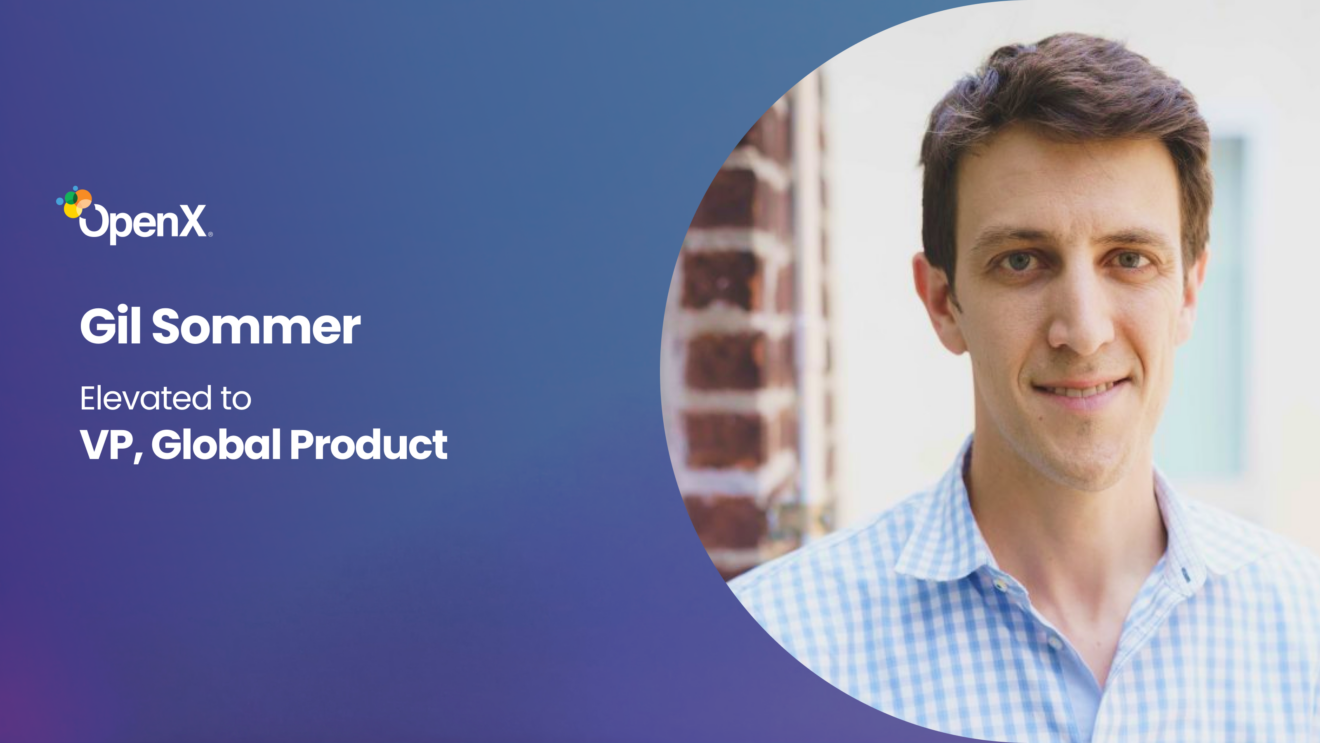 Gil Sommer to Lead Product Functions at OpenX | OpenX